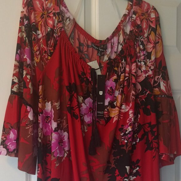 Unique Spectrum | Tops | Nwt 3x Summer Blouse | Poshmark